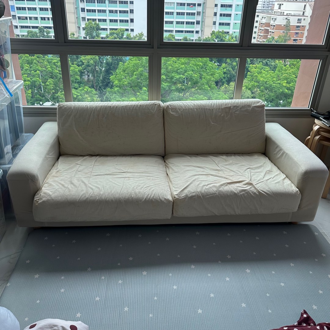 Muji Sofa, Furniture & Home Living, Furniture, Sofas on Carousell