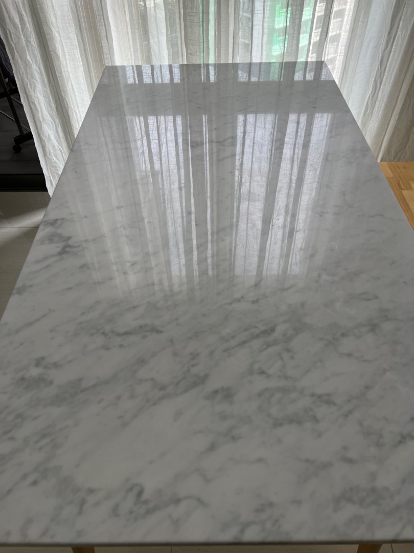 Nature Carara marble slab, Furniture & Home Living, Furniture, Tables ...