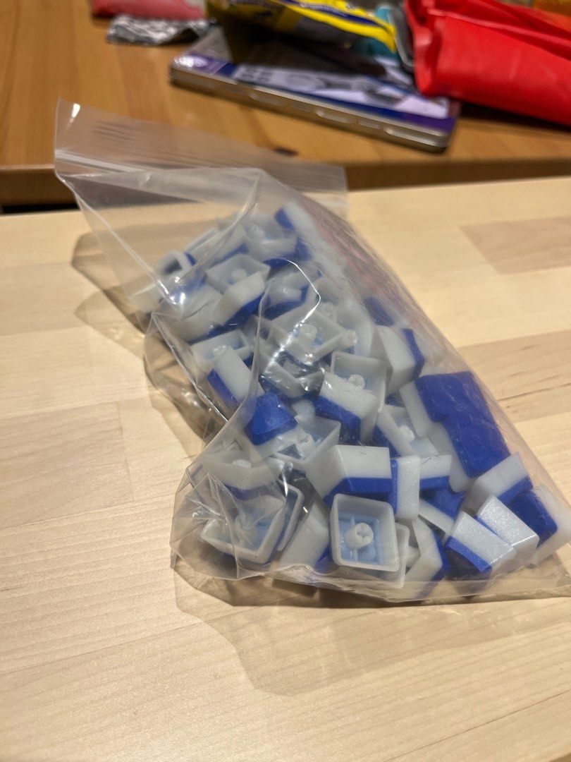 Navy Blue Pudding Keycaps | OEM profile Doubleshot PBT Backlight ...