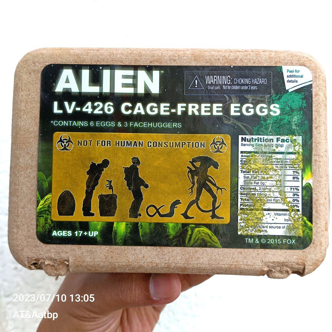 Neca Alien Movie XENOMORPH EGGs and FACE HUGGERS (for 7" scale action ...