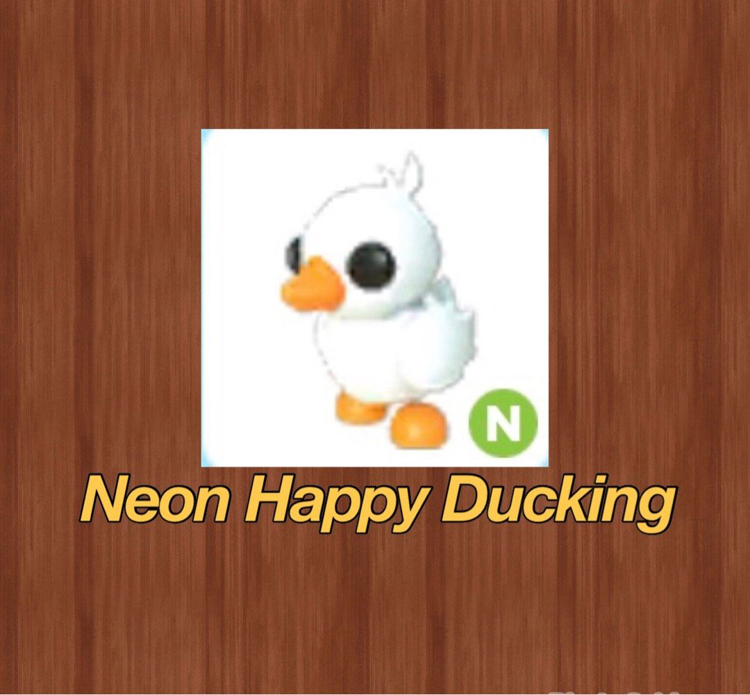Neon Happy Duckling Adopt Me |Roblox, Video Gaming, Gaming Accessories ... Neon Happy Duckling Adopt Me |Roblox, Video Gaming, Gaming Accessories ...