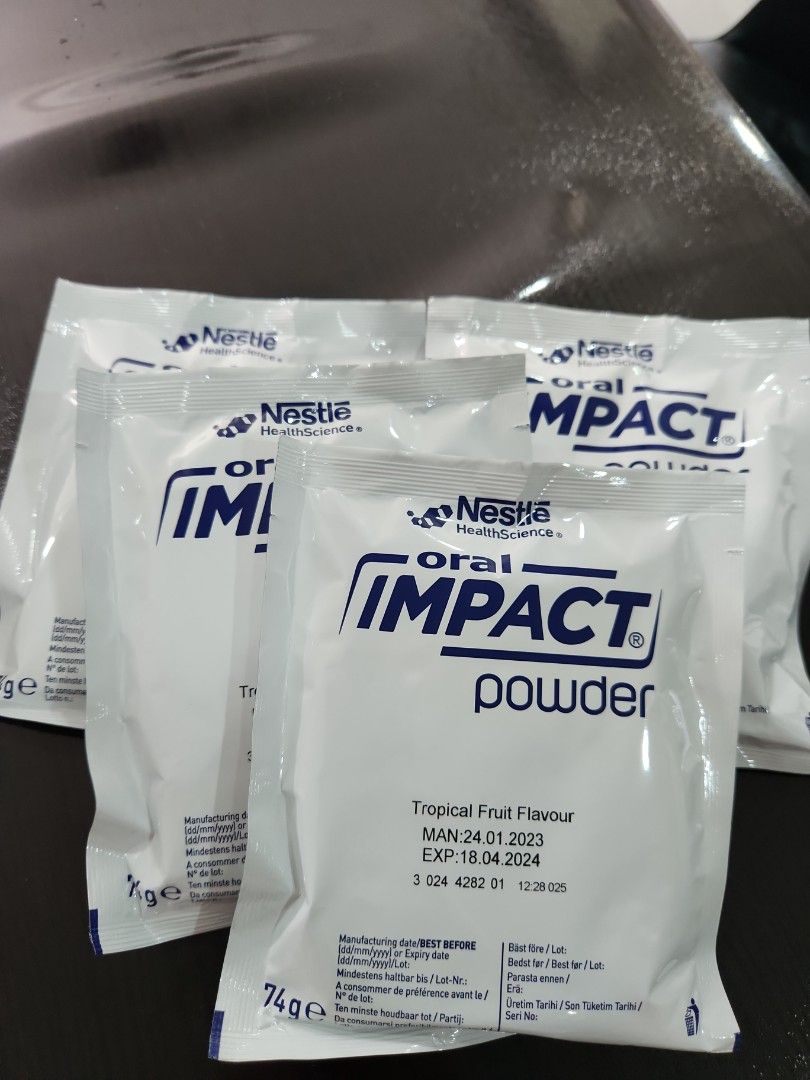 Nestle oral impact powder - free, Health & Nutrition, Health ...