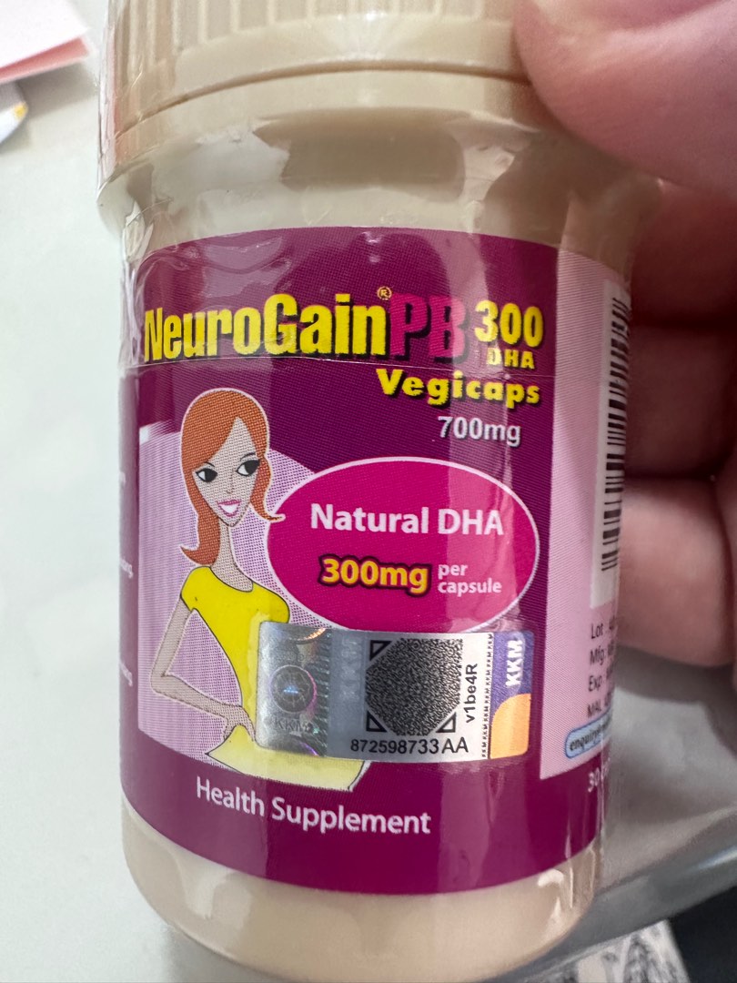 NeuroGain PB300 DHA 700mg, Health & Nutrition, Health Supplements ...