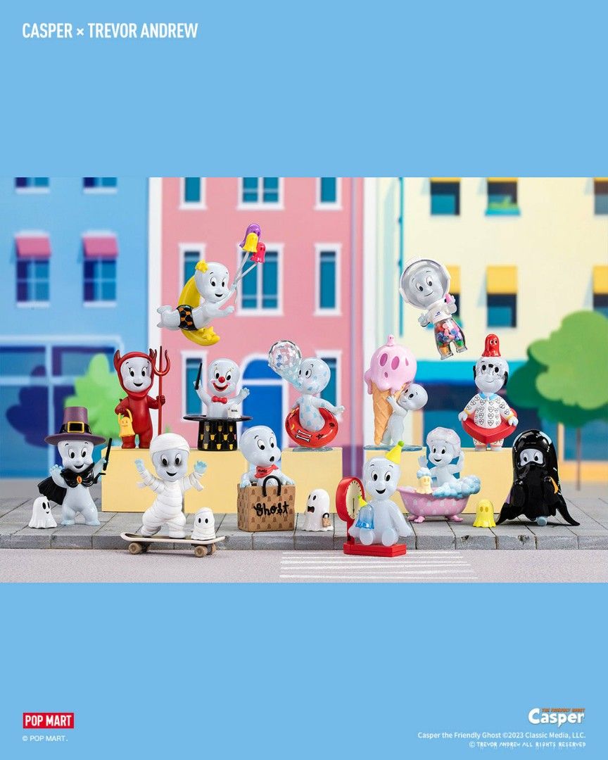 [NEW! POPMART] POPMART CASPER X TREVOR ANDREW SERIES FULL SET AND ...