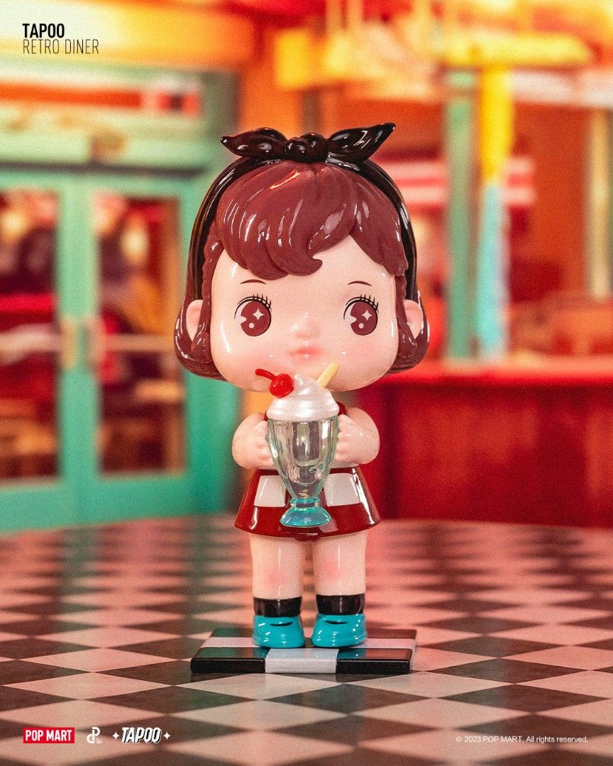 [NEW! POPMART] POPMART TAPOO RETRO DINER SERIES FULL SET AND INDIVIDUAL ...
