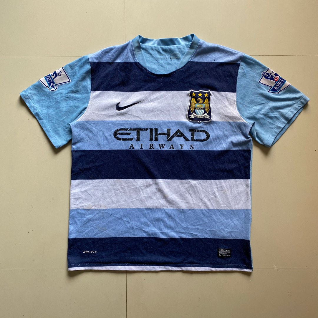 Nike M.C.F.C Etihad Airways #16 Football Jersey on Carousell
