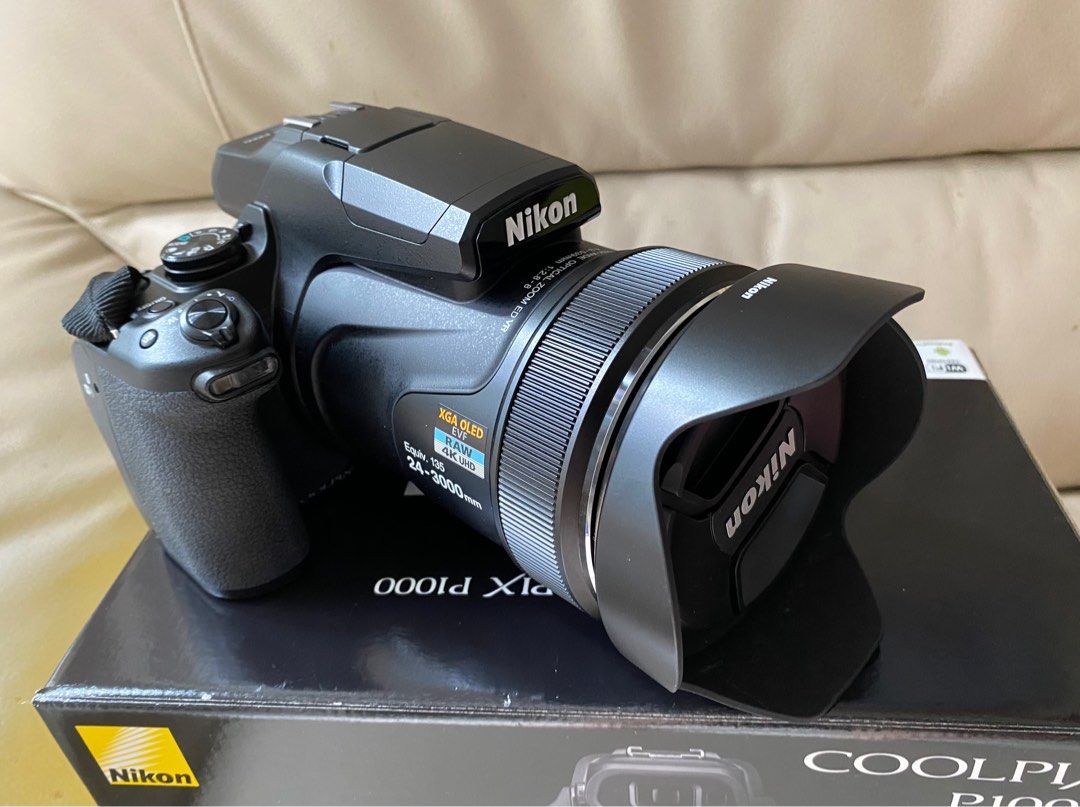 Nikon coolpix P1000 超遠 3000mm 相機, 攝影器材, 相機 - Carousell