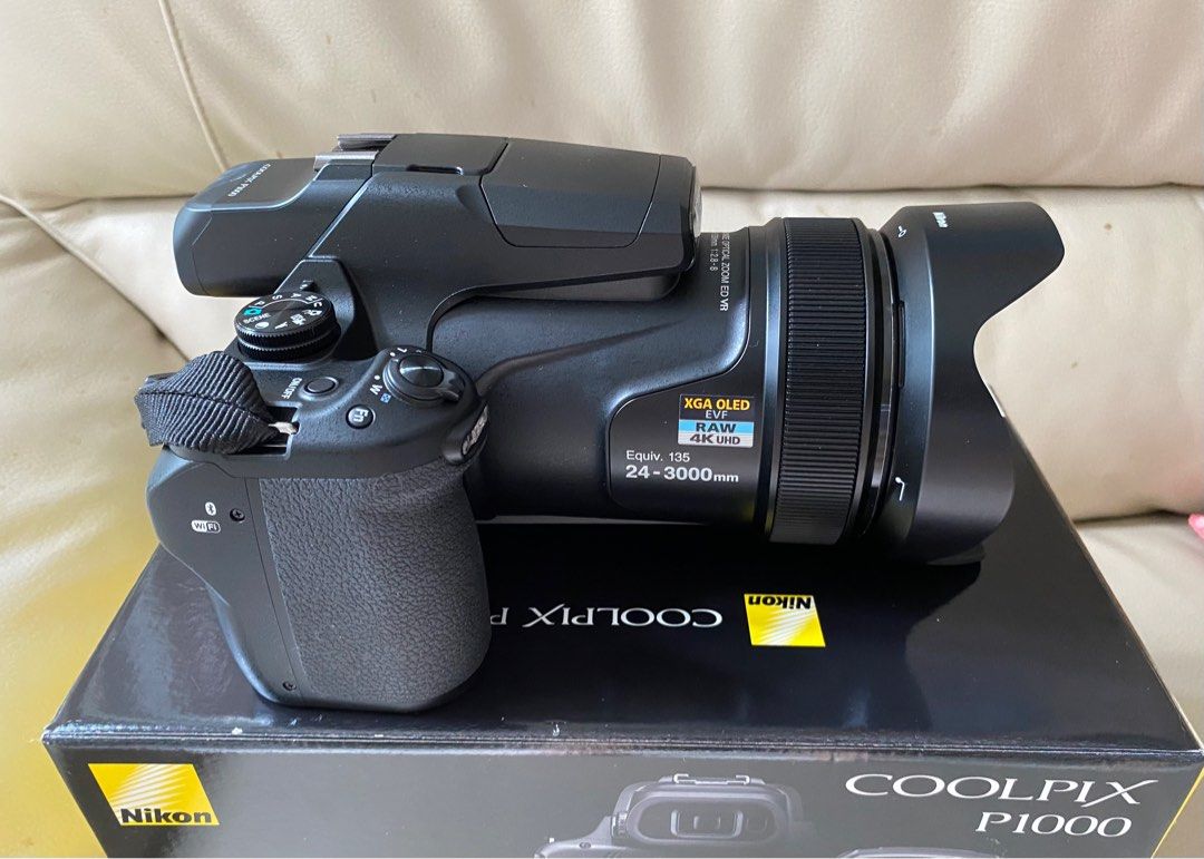 Nikon coolpix P1000 超遠 3000mm 相機, 攝影器材, 相機 - Carousell