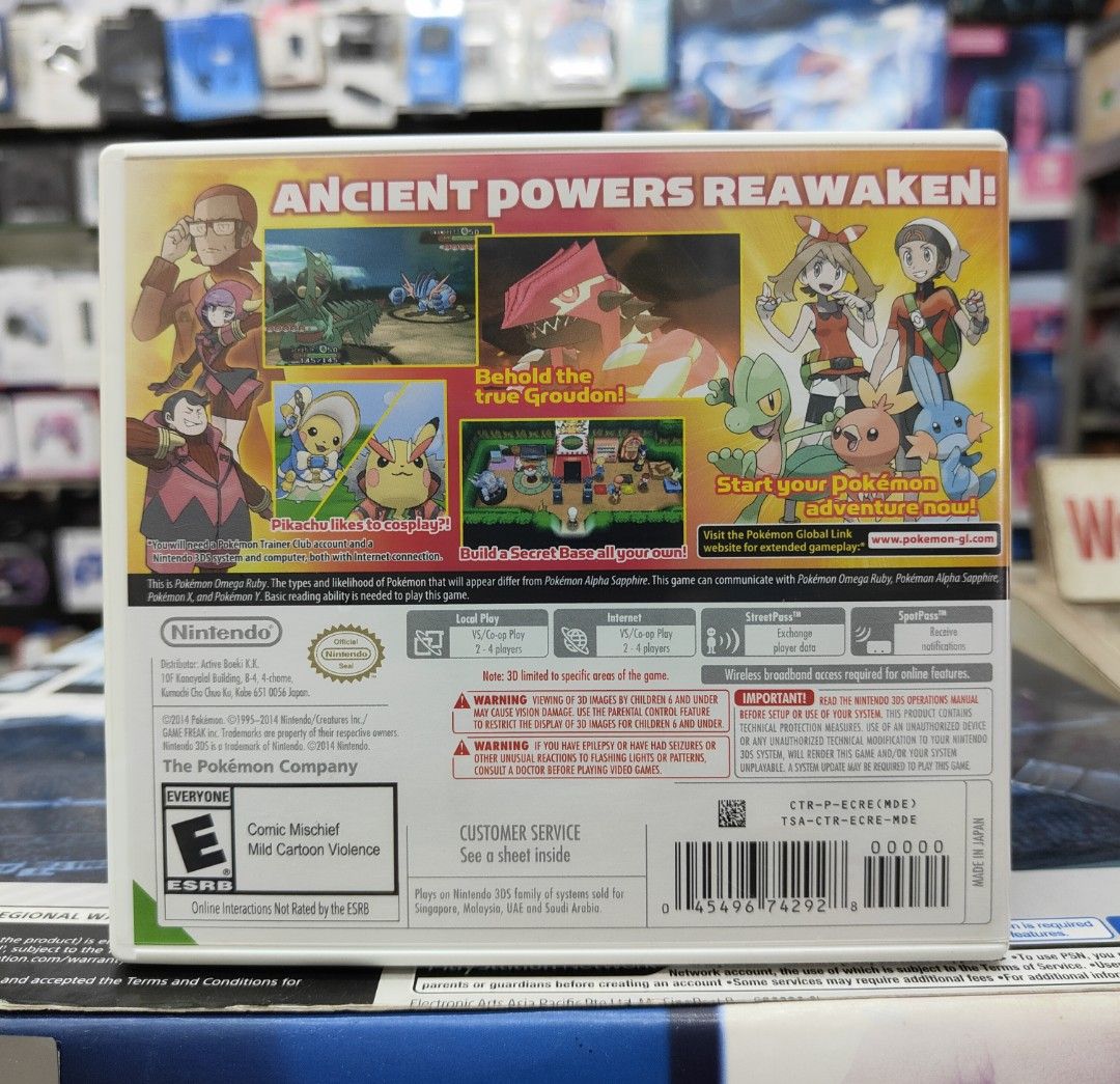 Nintendo 3DS Pokemon Omega Ruby, Video Gaming, Video Games, Nintendo on ...