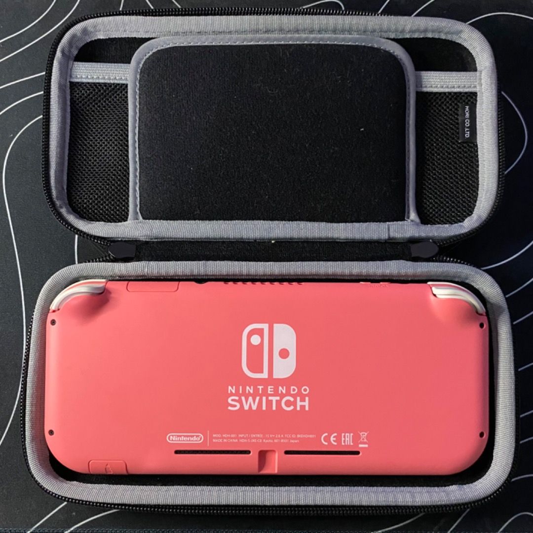 Nintendo Switch Lite - Coral Pink, Video Gaming, Video Game Consoles ...
