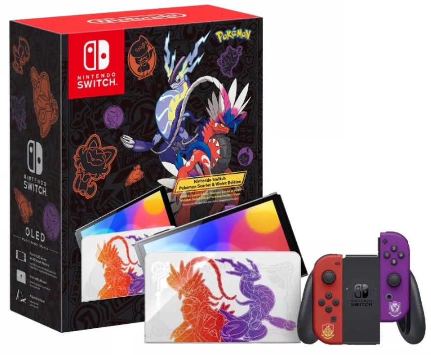 Nintendo Switch OLED Console Pokemon Edition, Video Gaming, Video Games ...