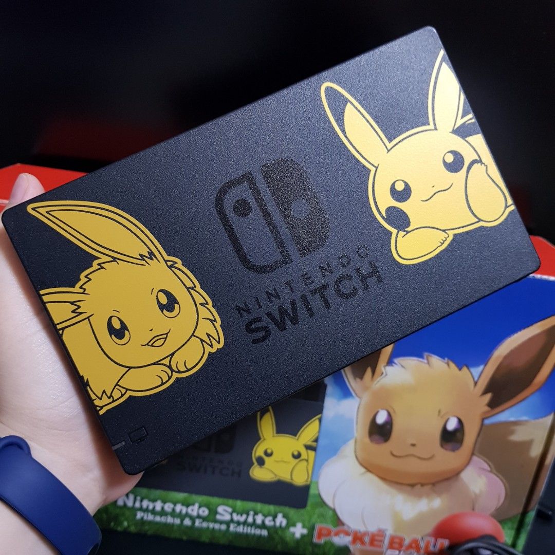 Nintendo Switch V2 (Re-shelled to Eevee), Video Gaming, Video Game ...