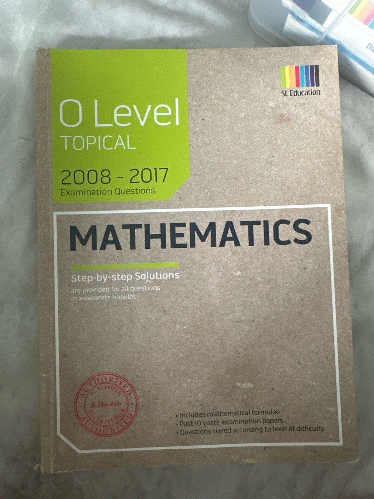 O level mathematics, Hobbies & Toys, Books & Magazines, Assessment ...