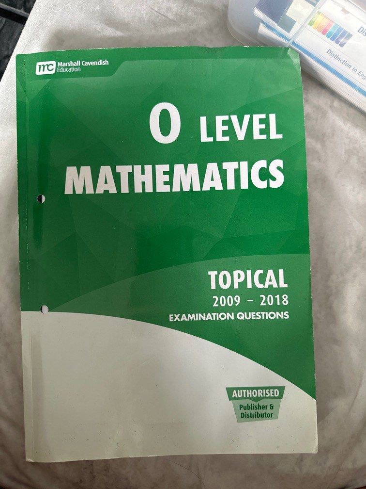 O Level Mathematics, Hobbies & Toys, Books & Magazines, Assessment ...