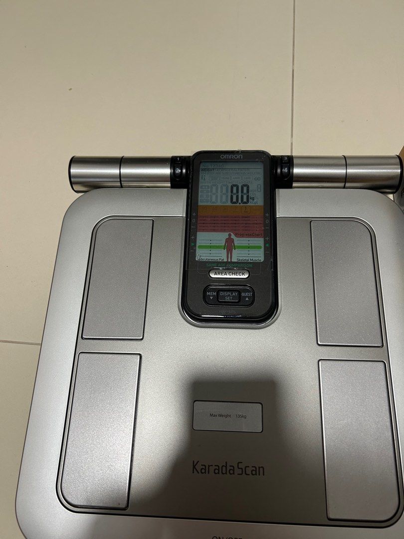 Omron Karada Scan Body Composition Monitor, Health & Nutrition, Health ...