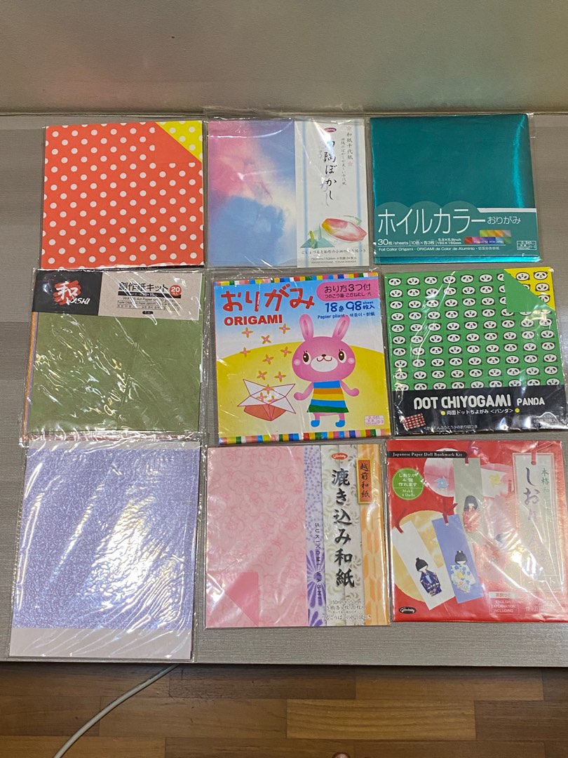 Origami paper and bookmark kit - prices in description, Hobbies & Toys ...