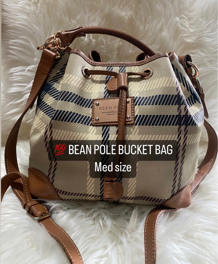 Original Bean pole bucket bag, Women's Fashion, Bags & Wallets, Cross ...