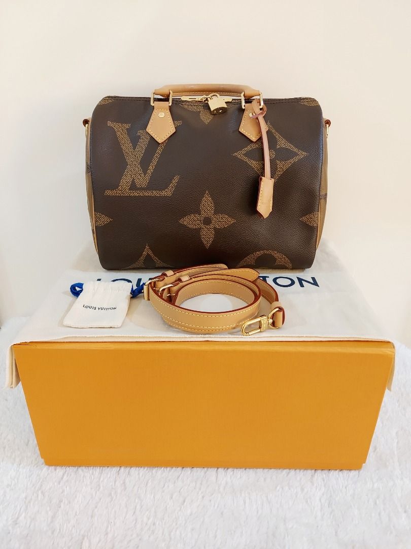 Original Limited Edition LV Reverse Monogram Giant Speedy 30 ...