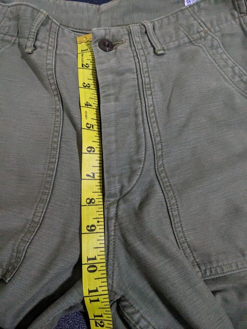 Orslow Japan Olive Sateen Pants, Men's Fashion, Bottoms, Trousers on ...
