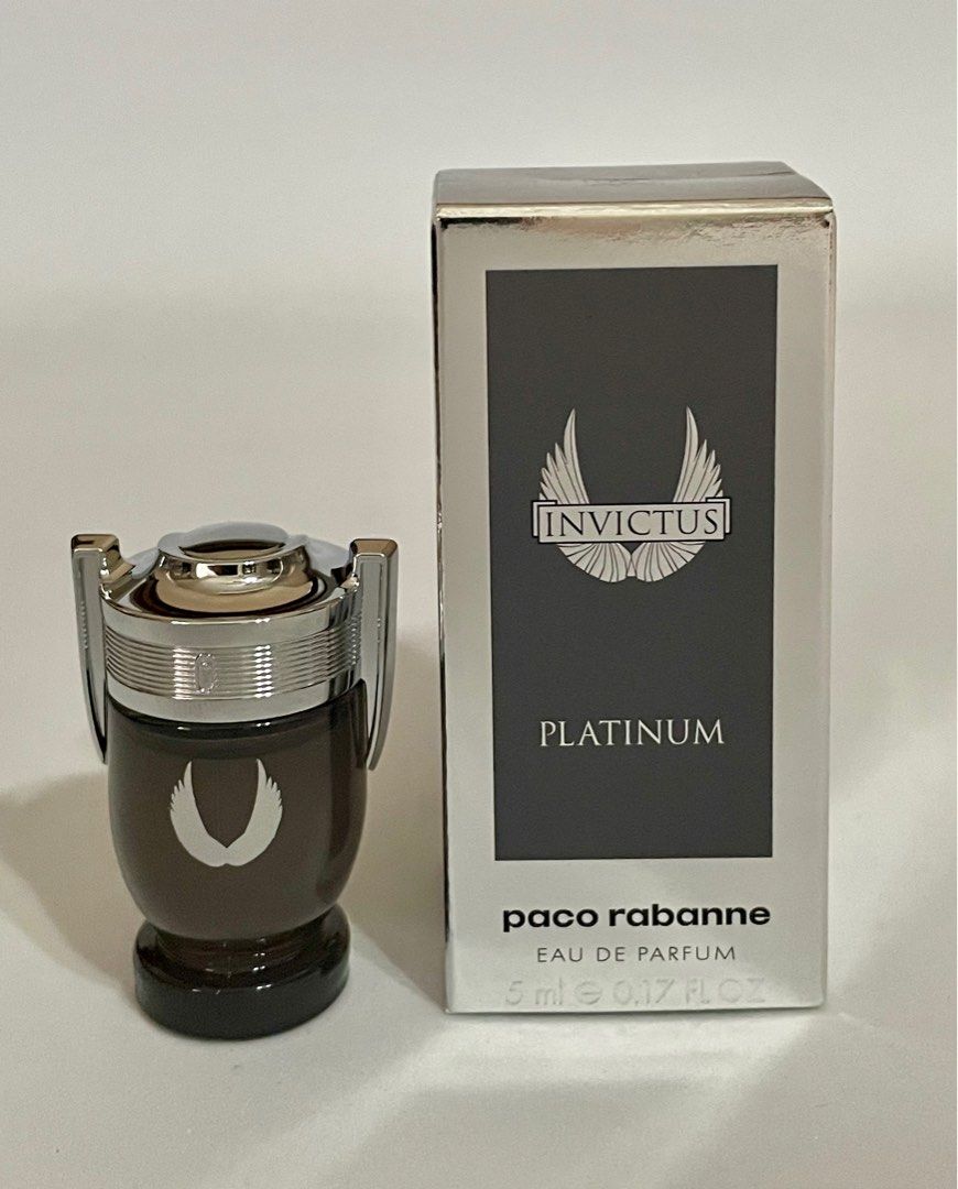 Paco Rabanne Invictus Platinum Mini Perfume, Beauty & Personal Care ...