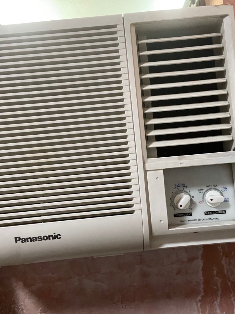 Panasonic Aircon Window Type 1hp Non-Inverter, TV & Home Appliances ...