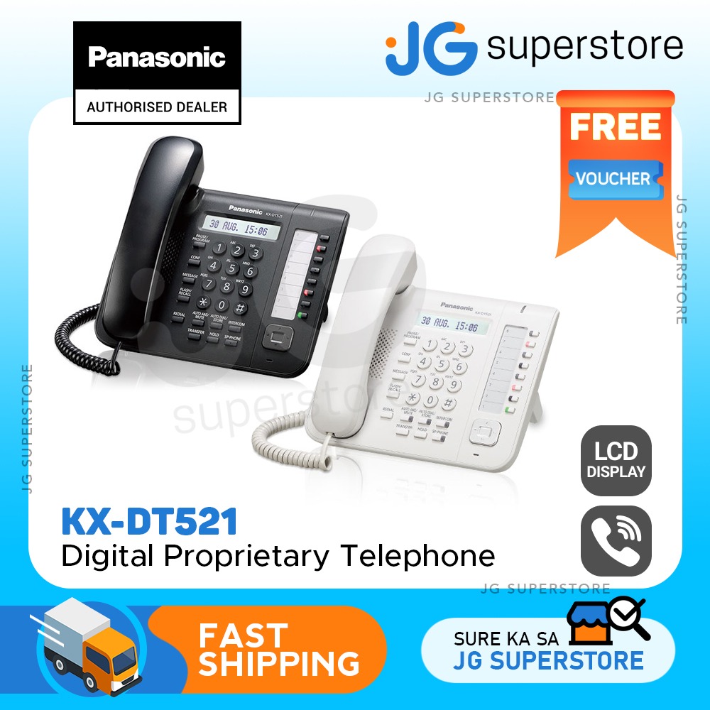 Panasonic Standard Digital Proprietary Telephone with 8 Programmable Function Keys, Full Duplex ...