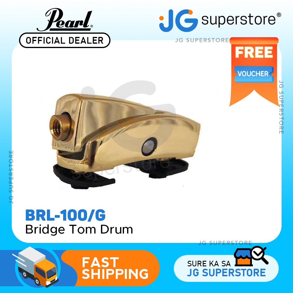 Pearl BRL-100/G Bridge Tom Drum Lug with Gaskets and Mounting Screws for Drums (Gold) | JG ...