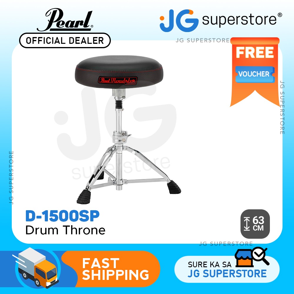 Pearl Roadster D1500SP Drum Throne Multi-Core Donut Shock Absorber Seat ...