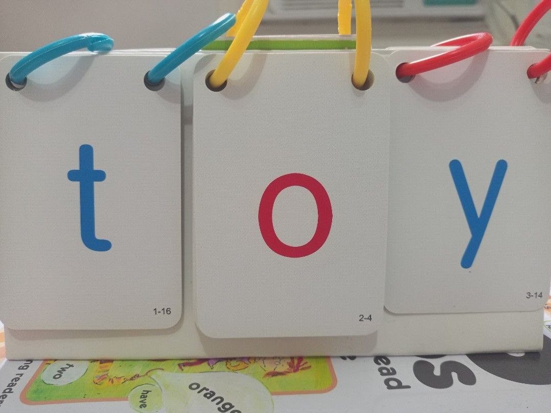 Phonics Calendar Alphabet Flip Spelling Cards, Hobbies & Toys, Toys ...