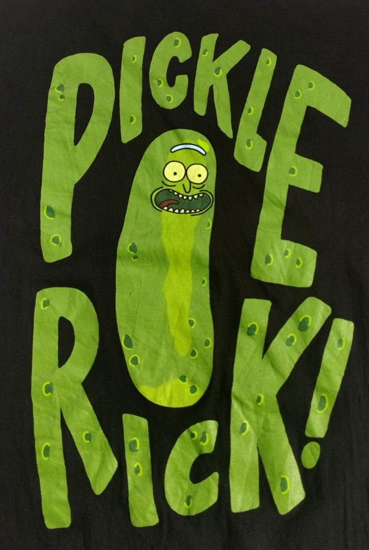 Pickle Rick Adult Swim Merch, Men's Fashion, Tops & Sets, Tshirts ...