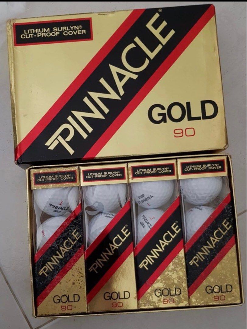 Pinnacle Gold Golf Balls, Sports Equipment, Sports & Games, Golf on ...