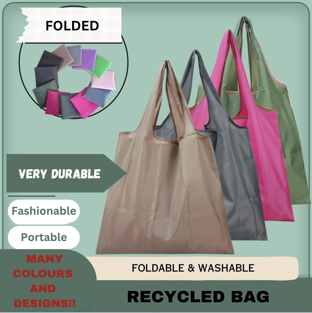 [PLAIN DESIGNS] Recycled Bag / Foldable Bag / Eco-Friendly Bag, Women's ...