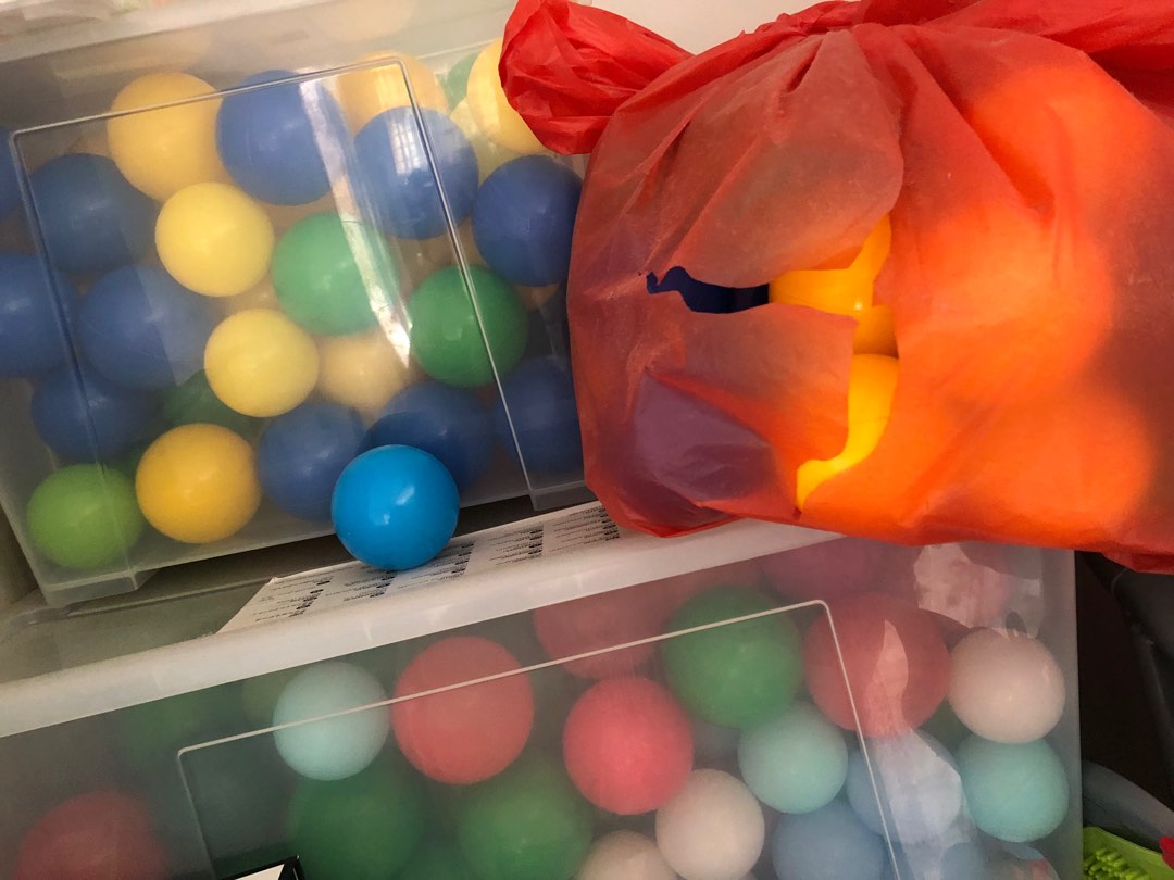 Plastic balls, Babies & Kids, Infant Playtime on Carousell