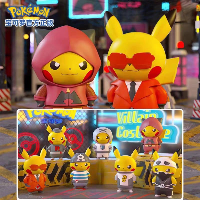 [POKEMON] POKEMON PIKACHU VILLAIN COSTUME SERIES FULL SET AND ...
