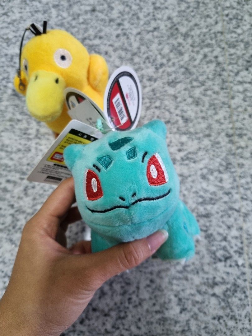 Pokemon-Psyduck&Bulbasaur, Hobbies & Toys, Toys & Games on Carousell
