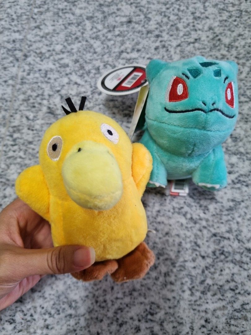 Pokemon-Psyduck&Bulbasaur, Hobbies & Toys, Toys & Games on Carousell