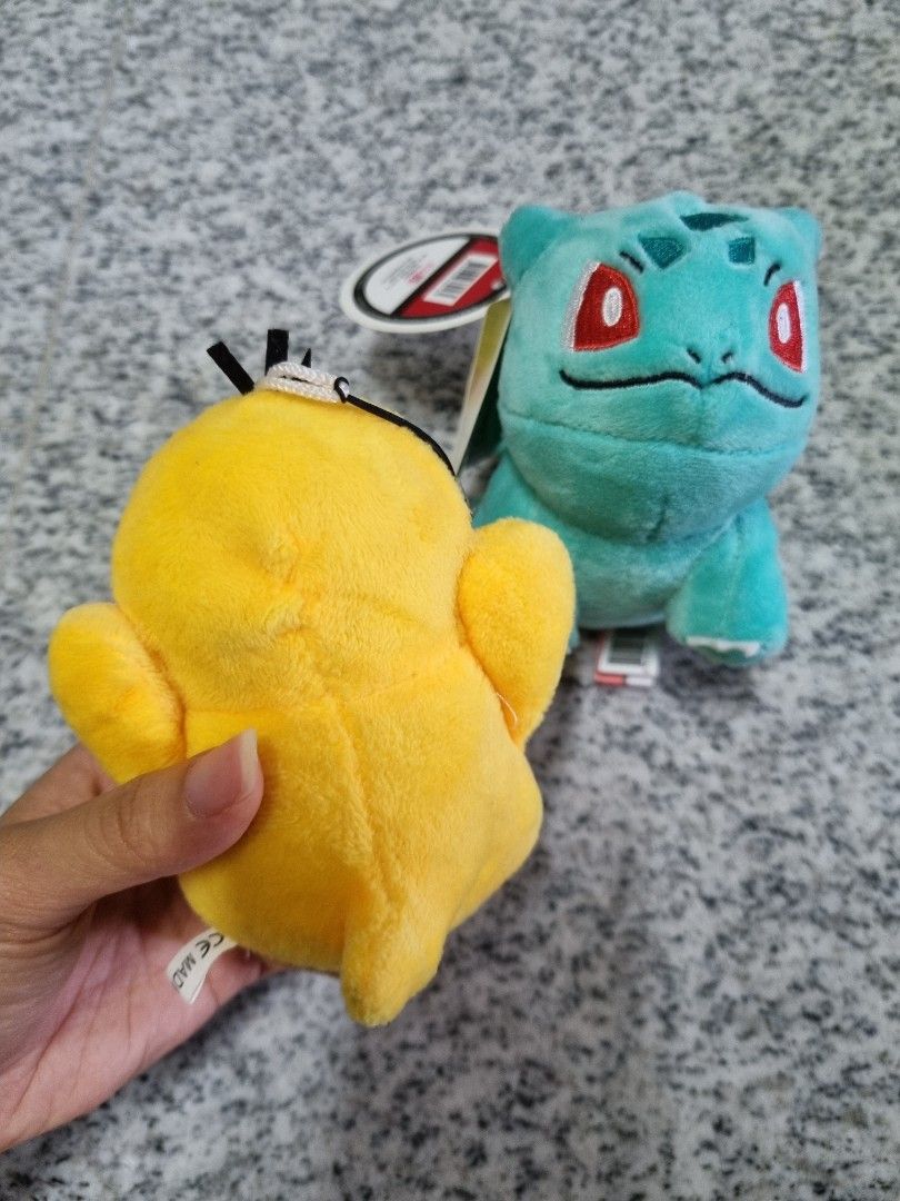 Pokemon-Psyduck&Bulbasaur, Hobbies & Toys, Toys & Games on Carousell