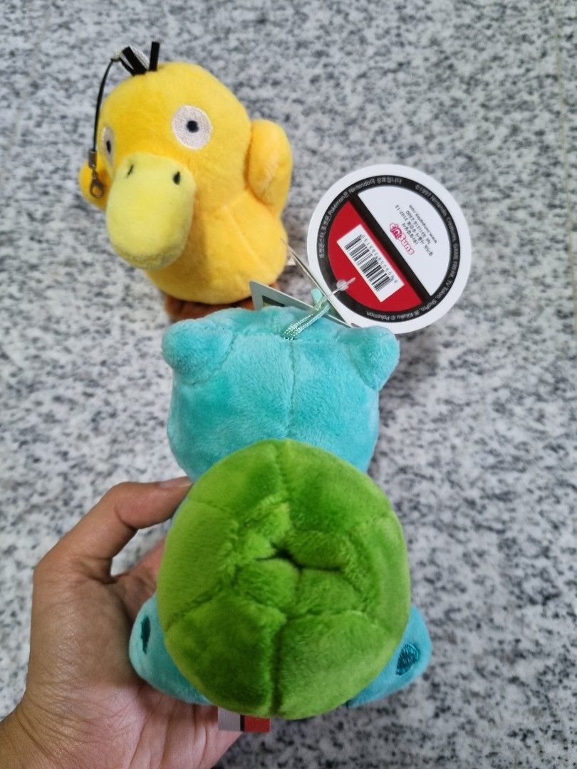 Pokemon-Psyduck&Bulbasaur, Hobbies & Toys, Toys & Games on Carousell