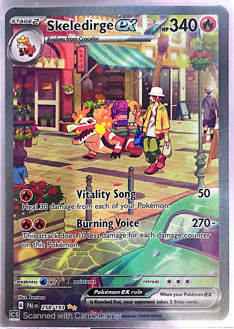 Pokémon cards: Contact Us Skeledirge ex - 258/193 - Special Illustrion Rare Scarlet & Violet ...