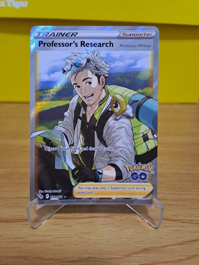 Professor's Research Pokemon GO Card, Hobbies & Toys, Toys & Games on ...
