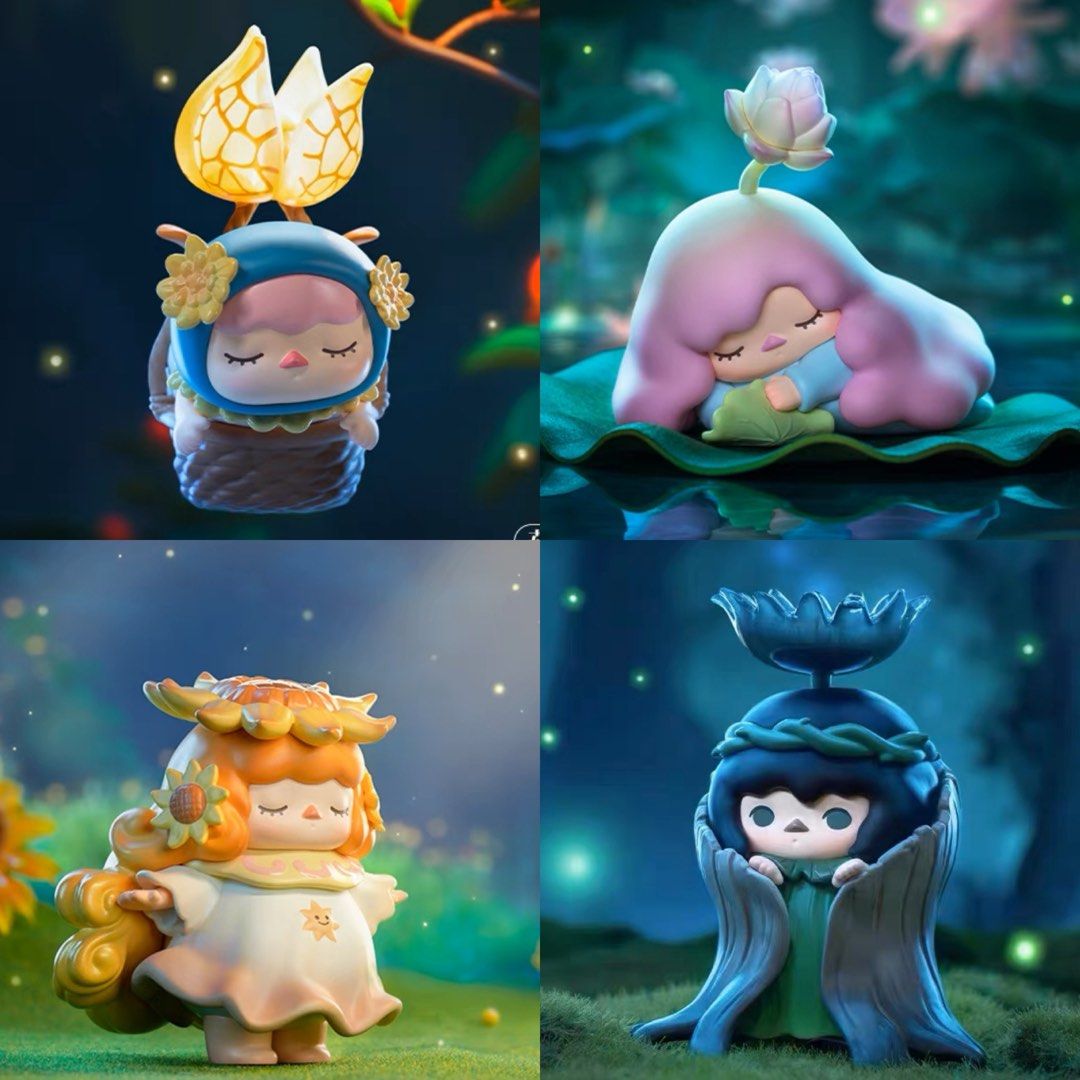 PUCKY SLEEPING FOREST POPMART / SINGLE BLIND BOX / FULL SET/ ABLE TO ...