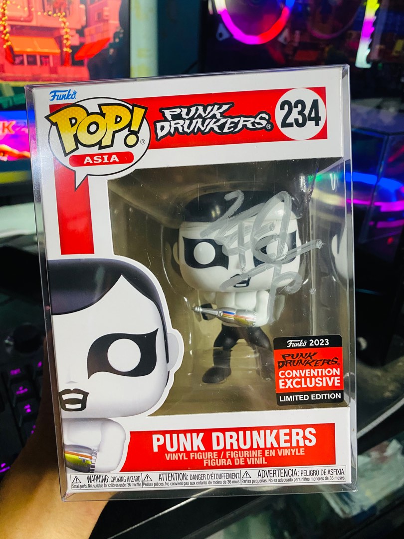 PUNK DRUNKERS Funko Pop Signed by Oyakata, Hobbies & Toys, Toys & Games ...
