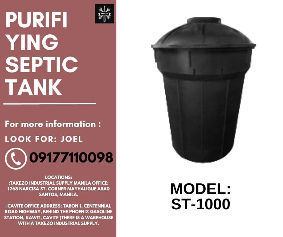 PURIFYING SEPTIC TANK, Commercial & Industrial, Construction Tools ...