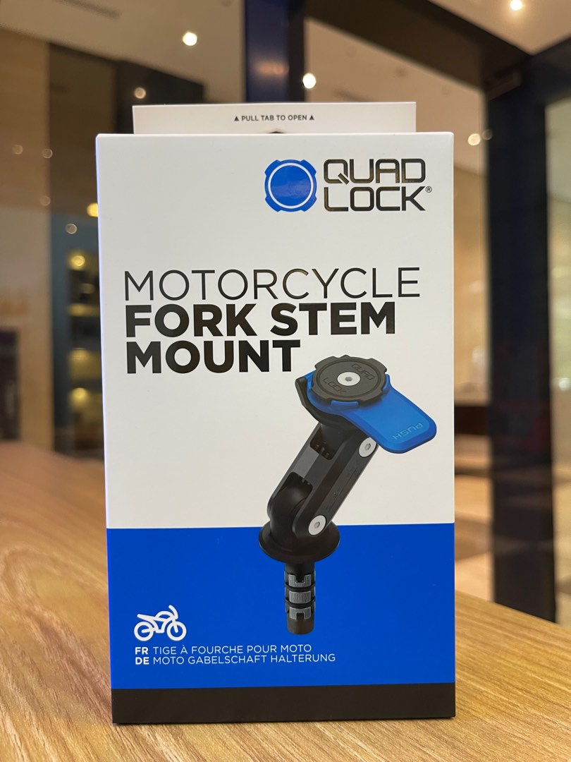 Quad Lock Motorcycle Fork Stem Mount on Carousell