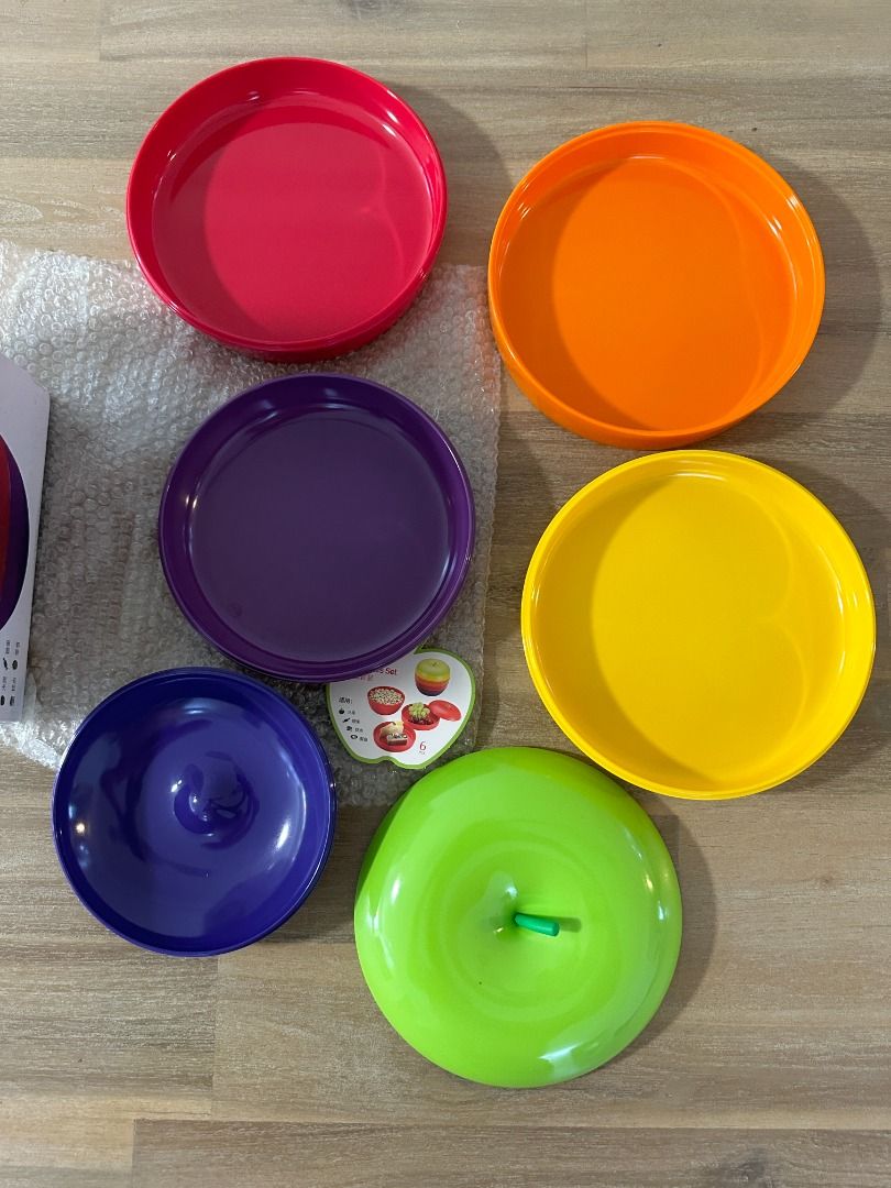 Rare Anya Apple Plates Set x 6, Furniture & Home Living, Kitchenware ...