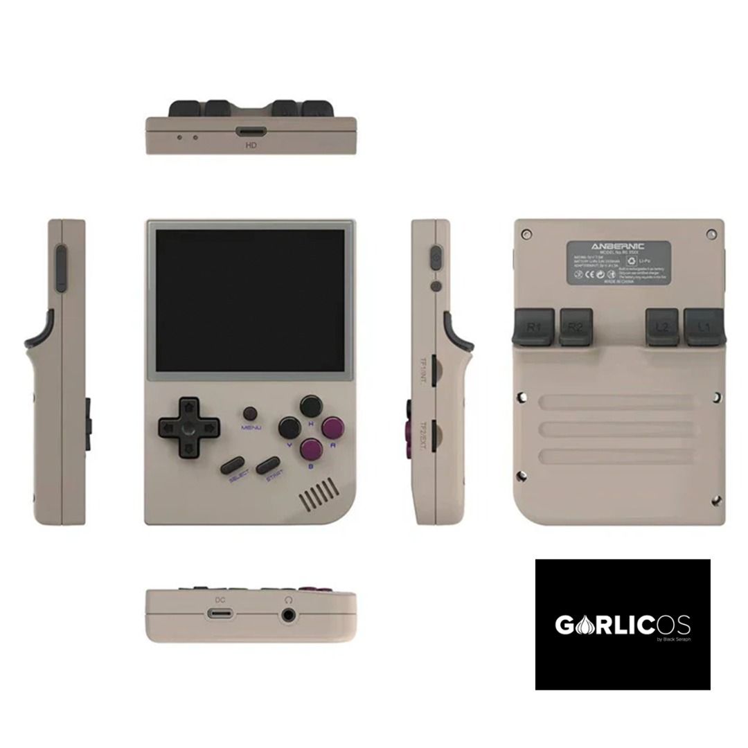 (Now with NDS Emulator) Anbernic RG35XX with GarlicOS or MinUI 64GB ...