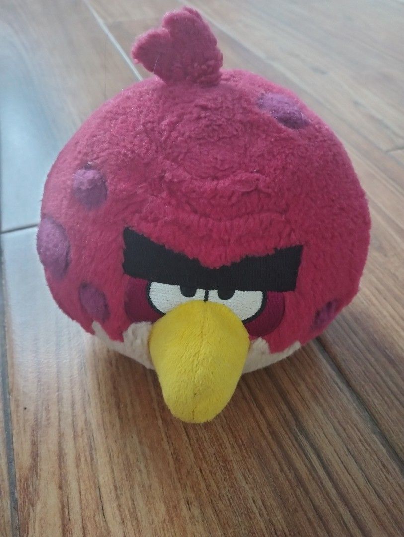 Red Angry Bird Stuffed Toy, Hobbies & Toys, Toys & Games on Carousell