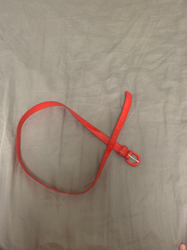 Red belt, Women's Fashion, Watches & Accessories, Belts on Carousell
