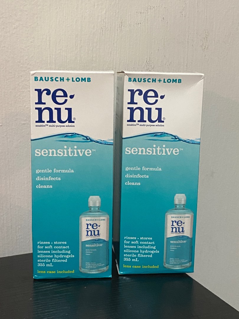 Renu Contact lens solution (sensitive type), Beauty & Personal Care ...