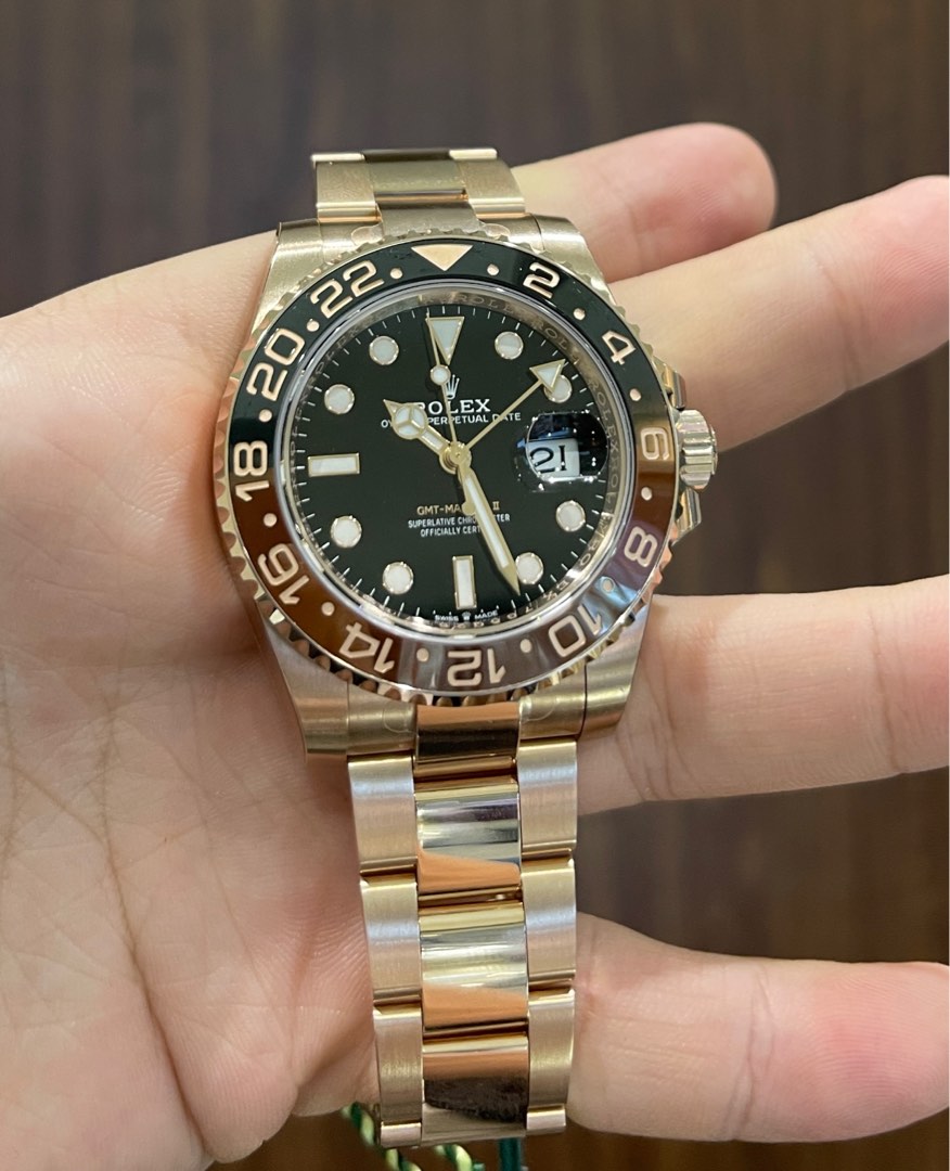 Rolex April 2023 GMT Master II 126715chnr Rootbeer, Luxury, Watches on ...
